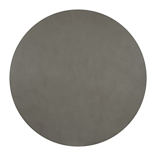 WOZNLA 5-Piece Round Table Set for 4-Special-shaped Legs, Exquisitely Designed Hollow Chair Back in Dining Room, Gray