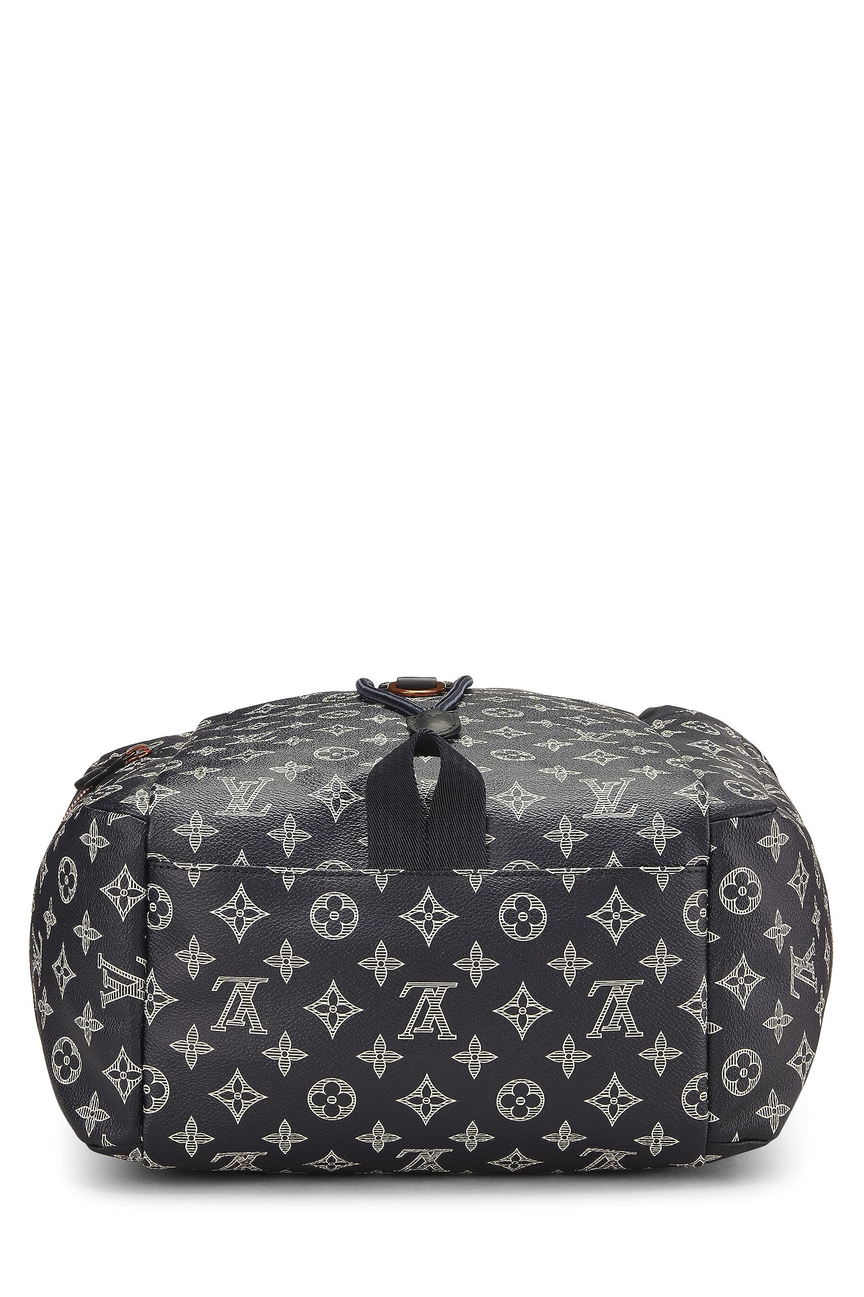Louis Vuitton, Pre-Loved Navy Monogram Canvas Discovery Backpack, Navy
