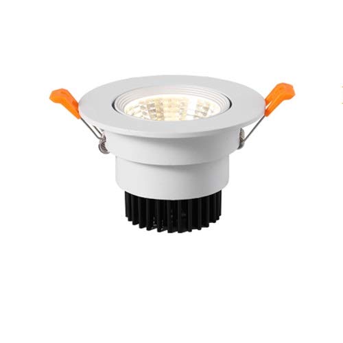 PEHUB LED Round Spotlight Downlight Aluminum Recessed Ceiling Spot Lamp Ultra Bright Integrated Grille Cabinet Commercial Clothing Smallpox Embedded Illumination High Brightness (Color : 6000K White