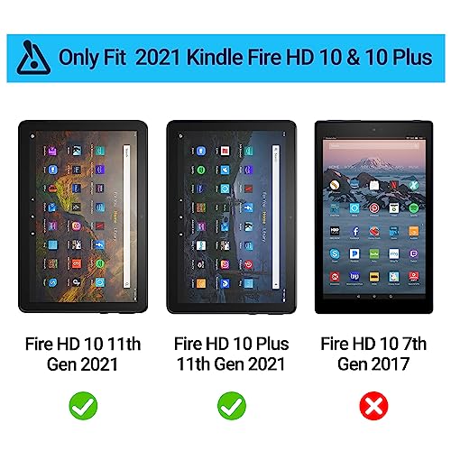 Merocab Kids Case for Fire HD 10 and Fire HD 10 Plus Tablet 11th Generation 2021 Release,Lightweight Shockproof Kid-Proof Cover with Stand for Kindle Fire HD 10 2021 11th 33