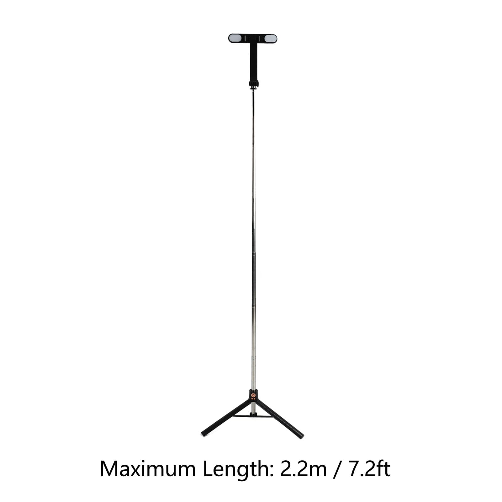 Cell Phone Tripod Stand, Extendable 3 Color Temperature Cell Phone Selfie Stick Tripod for Travel