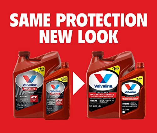 Valvoline MaxLife ATF Multi-Vehicle Full Synthetic Automatic Transmission Fluid 1 QT (Pack of 2)