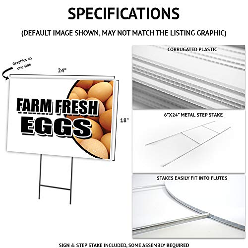 Currency Exchange 2 Pack of 18" x 24" Yard Sign & Stake | Advertise Your Business | Stake Included Image On Front Only | Made in The USA