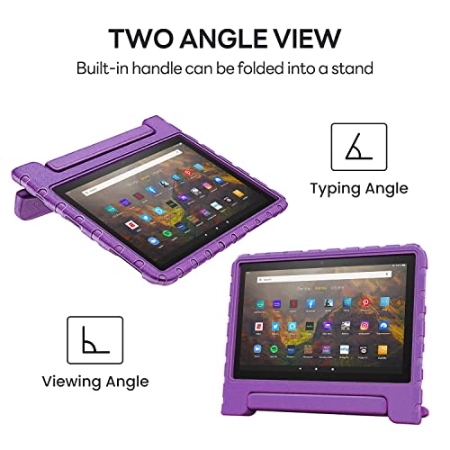 Merocab Kids Case for Fire HD 10 and Fire HD 10 Plus Tablet 11th Generation 2021 Release,Lightweight Shockproof Kid-Proof Cover with Stand for Kindle Fire HD 10 2021 11th 33