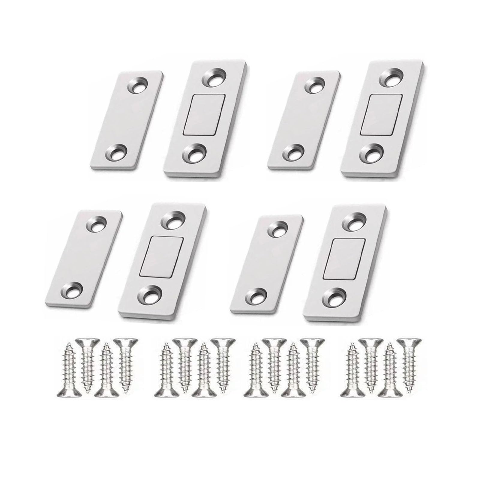 LOGUTIA 4pcs Cabinet Magnet Magnetic Door Catch Cabinet Magnetic Catch Door Magnet Magnetic Lock Monkey Magnets Cabinet Magnets for Drawer Closet Door Magnetic Touch