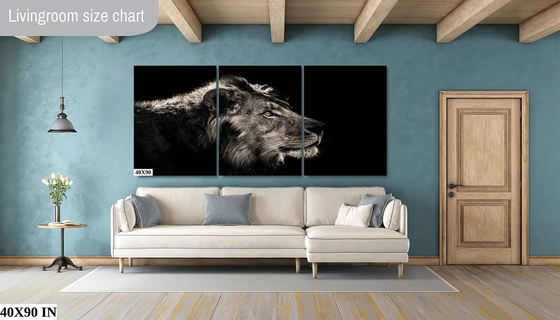 Lion (Panthera leo) - Print/Canvas/Acrylic/Metal (Print Only, 11x14 Inches)