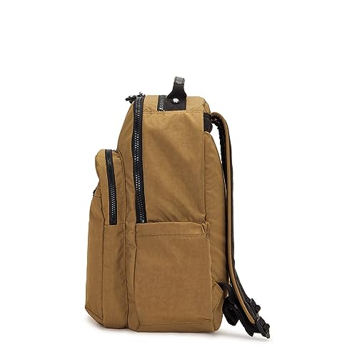 Kipling Women's Seoul 15 Laptop Backpack, Durable, Roomy with Padded Shoulder Straps, Nylon School Bag