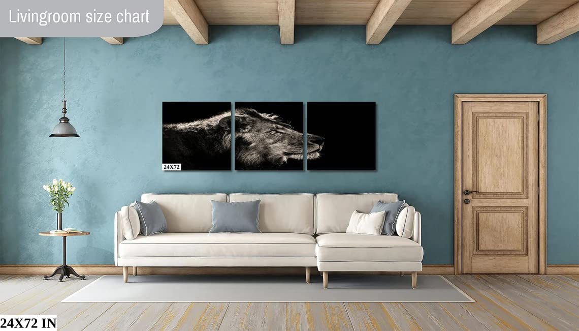 Lion (Panthera leo) - Print/Canvas/Acrylic/Metal (Print Only, 11x14 Inches)