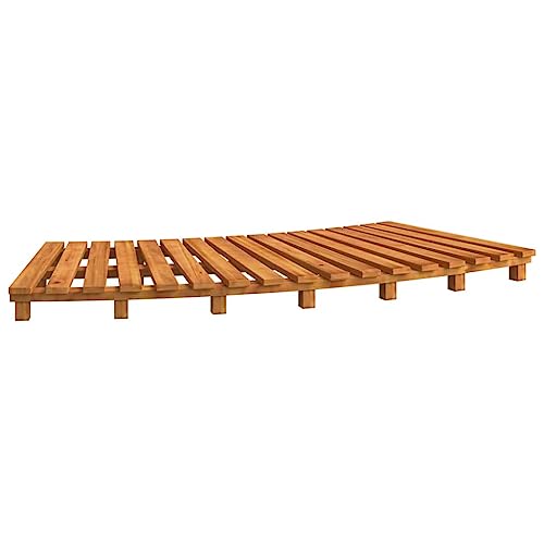 GOLINPEILO Spa Surround Black Poly Rattan and Solid Wood Acacia, Poly Rattan Outdoor Massage Hot Tub Frame with 2 Storage Shelf and 2 Spa Step, Patio Outdoor Hot Tub Surround, -9972