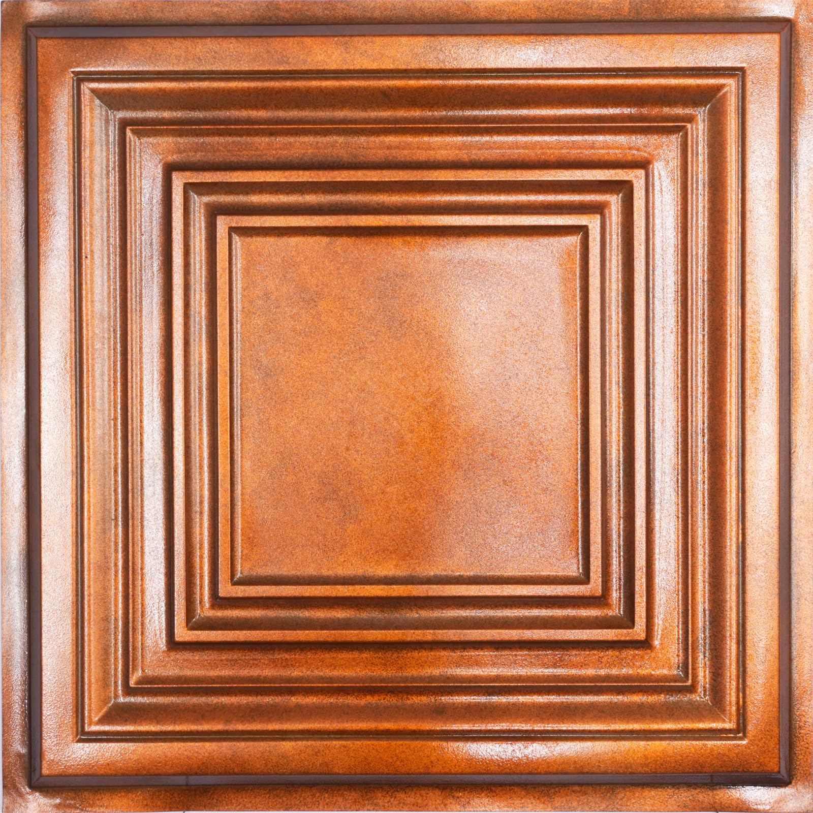 Tin Ceiling Tiles Nail up Peel and Stick Tin Ceiling Tiles Distressed for Cafe Club Salon Hotel Store Bar 2'x2' PL05 Archaic Copper