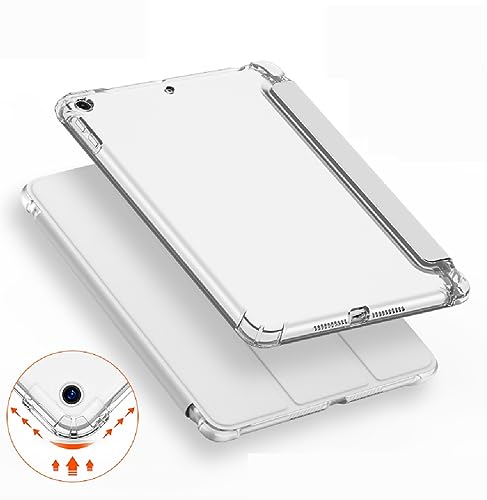 Tablet Case Cover Case Compatible with Samsung Galaxy Tab A8 10.5(X200/X205 Case with Pencil Holder Smart Cover Protective Case Cover Shockproof Cover with Clear TPU Back Shell Case for Tablet (Colo