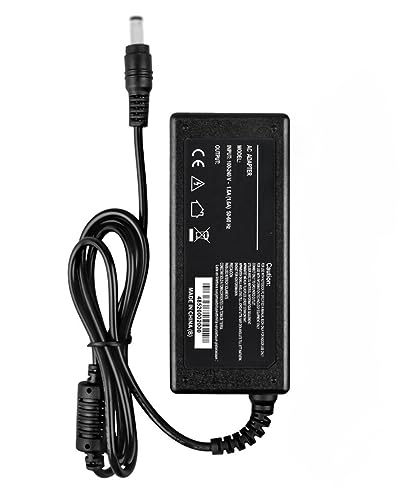 DKKPIA 24V AC/DC Adapter for Magnetic Stripe Card Stripe EasyIDea Reader Encoder Msr609 Msr705 Msr805 Msr900 Msr606 Msr605 Msr206 Msr-9 Msr905 Msr905h Msre206 24VDC Power Supply w/Barrel Tip