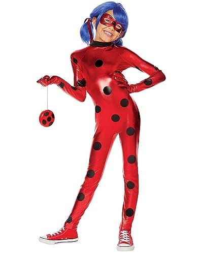 Spirit Halloween Miraculous Ladybug Kids Ladybug Costume Deluxe - S | Officially Licensed | Miraculous Ladybug Outfit