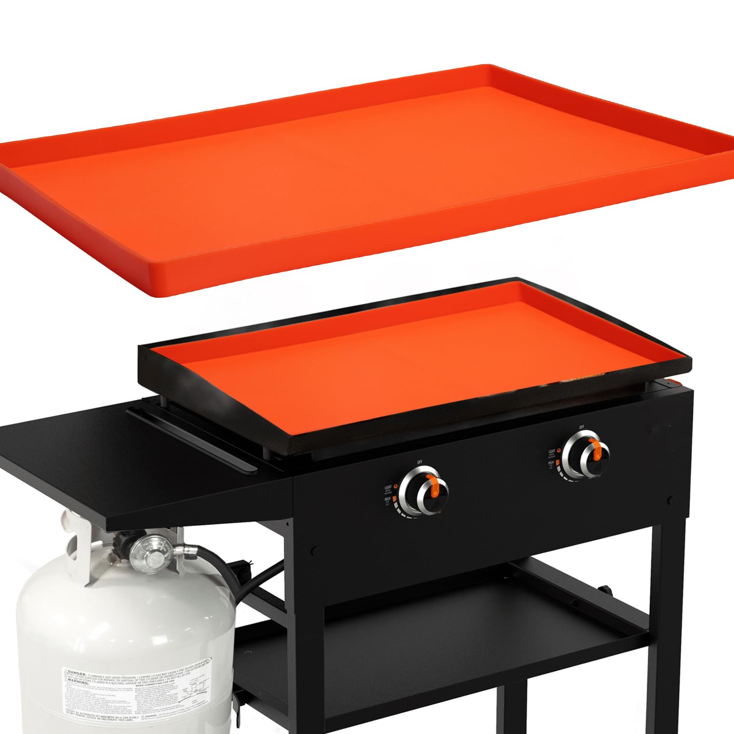 Griddle Mat 28" Silicone for Blackstone 28 inch Griddle Top Protective Cover, Blackstone Griddle Accessories Keep Flat Top Clean Critter Free Rust-Free, Heavy Duty Food Grade Silicone Mat