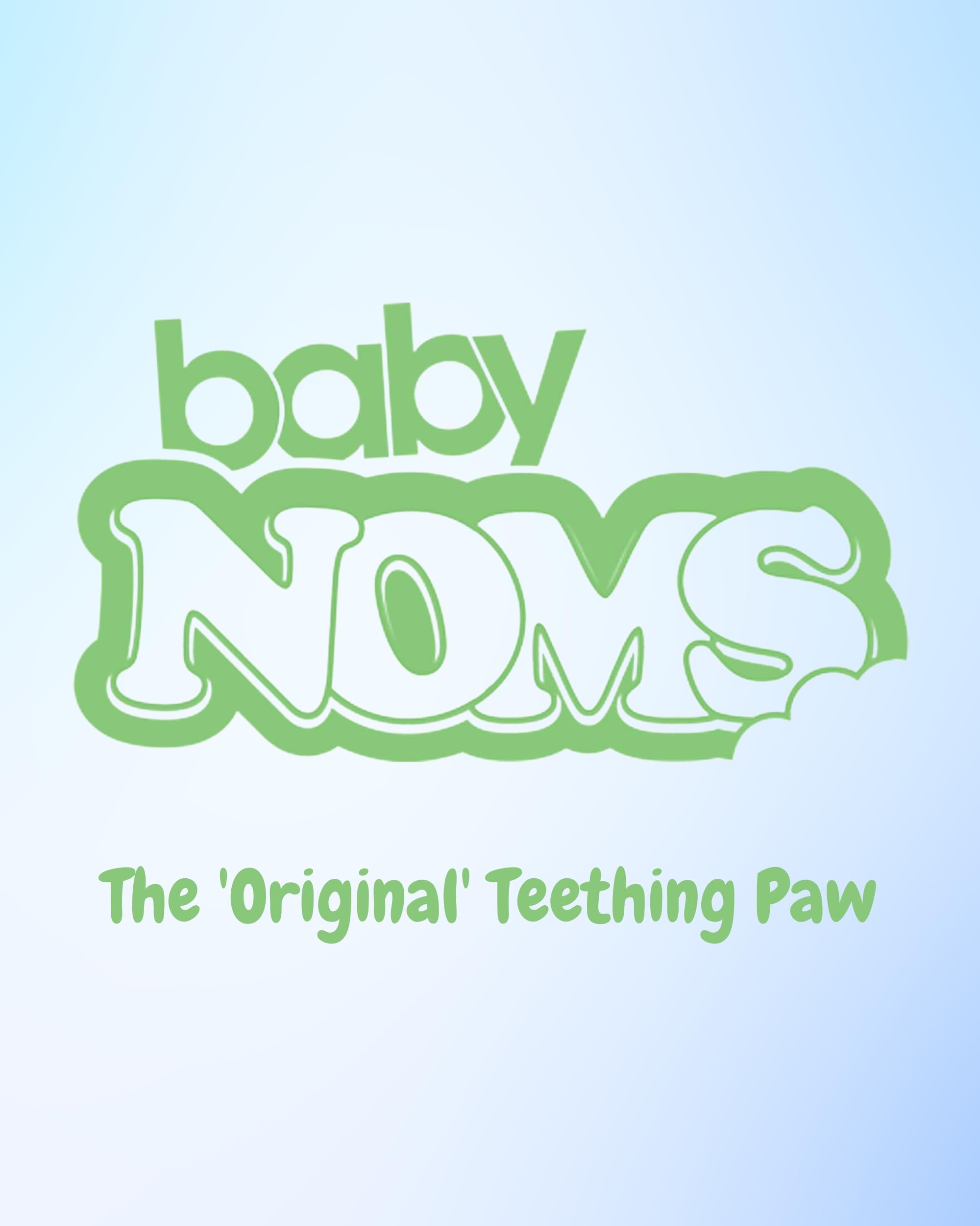 BabyNoms ® Teething Mitten Bundle | Dino Blue & Pink Unicorn Teether Paws