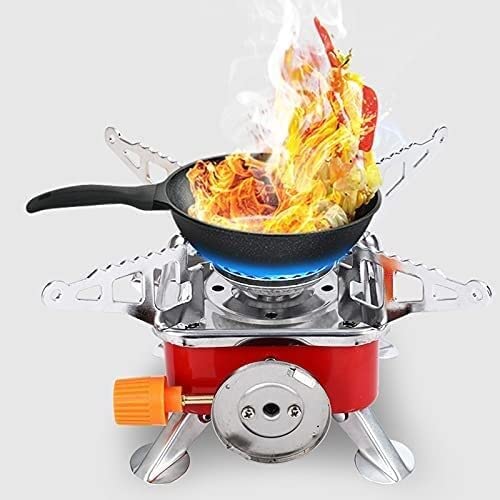 Grill Small Square Stove Portable Gas BBQ Grill For Backpacking Hiking