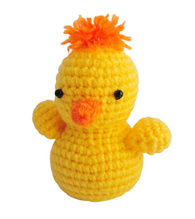 Yellow Ducks Crochet Doll Handmade Amigurumi Plush Toy VAC