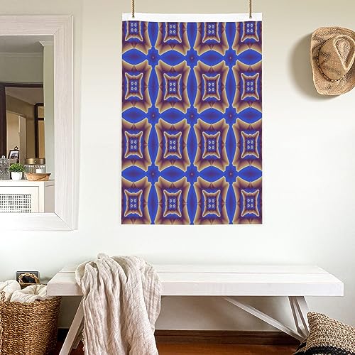 Tile Cube Reversible Flag 2x3ft | Outdoor/Indoor Decoration | Metal Grommet | Quick Dry | Great For Lawn, Balcony, Party