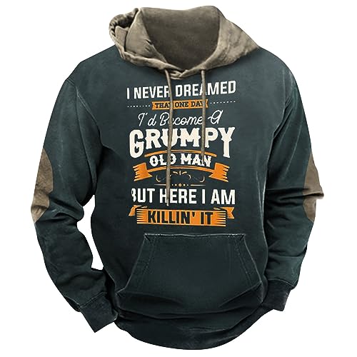 Hoodies for Men Graphic, Mens Pullover Aztec Hoodie Men Graphic Hoodies Men Hoodies, Zip Up Hoodie Men Y2k Hoodie Hoodies for Men, White Hoodies for Men Zip Up Hoodies for Men（4-Dark Gray,4X-Large