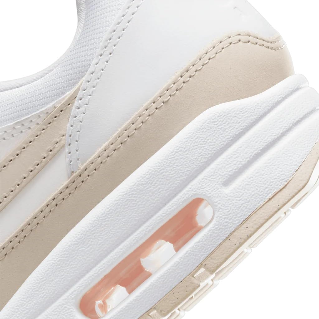 Nike Women's Air Max 1 PRM ESS White/Sanddrift-Phantom (FB5060 100) - 8
