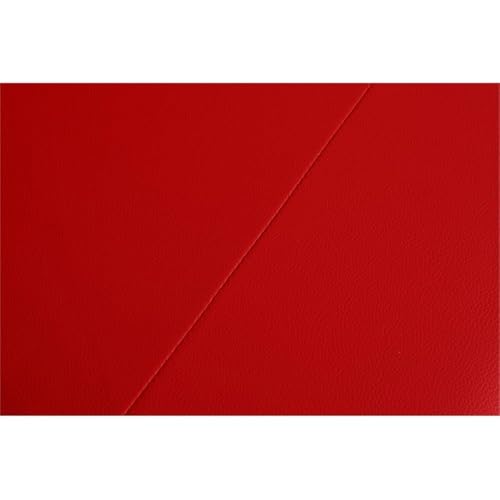 Kingway Furniture Puma Faux Leather Living Room Sofa - Black/Red