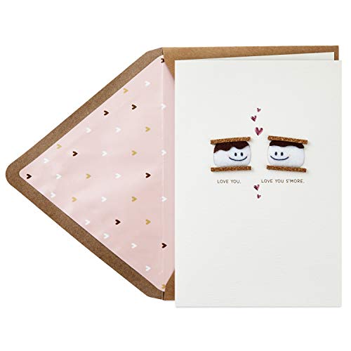 Hallmark Signature Valentines Day Card, Anniversary Card, Love Card for Significant Other (Smores)