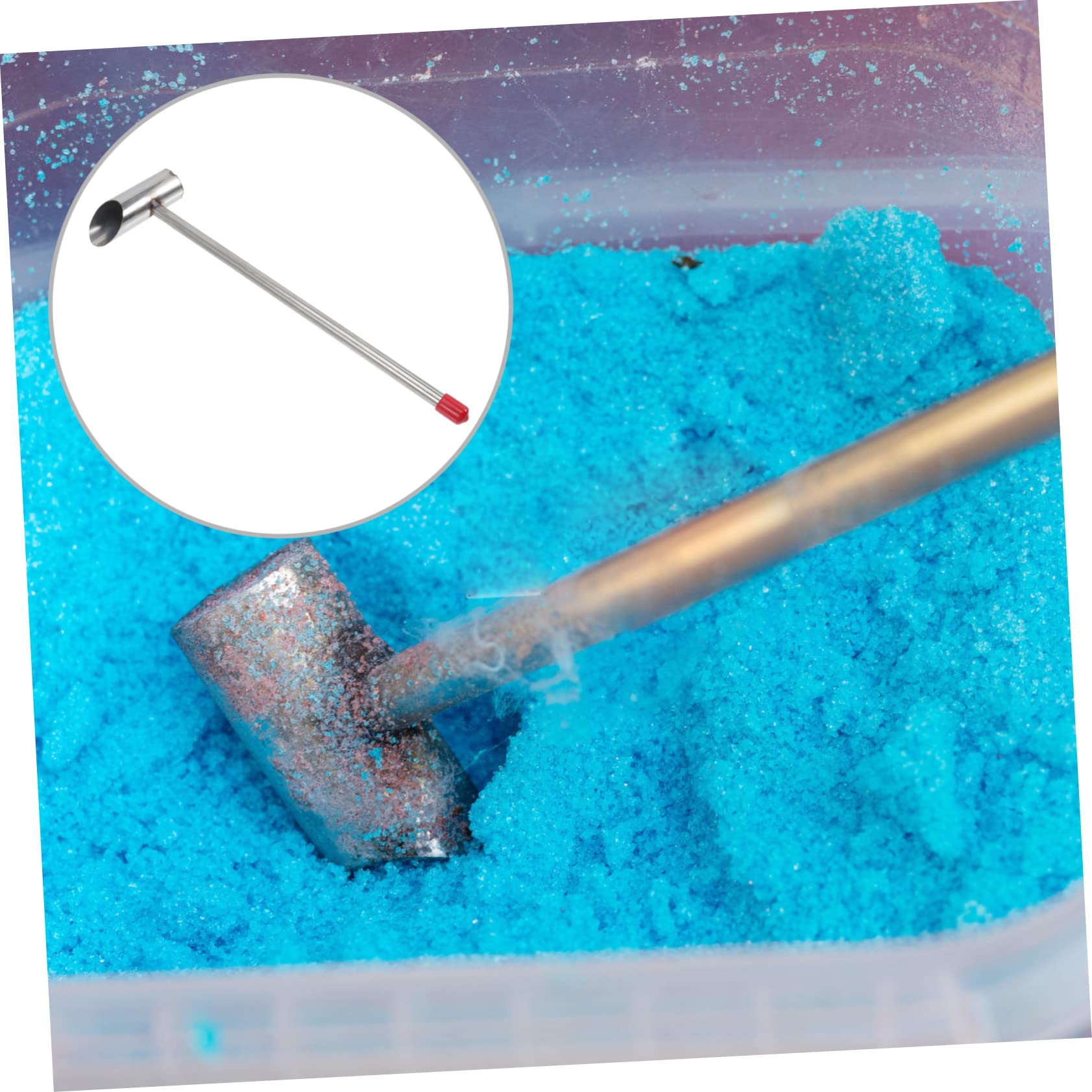 TIDTALEO marshmallow scoop cotton candy sugar scoop cotton candy floss spare parts little sugar scoop cotton candy utility scooper floss sugar salt scoop Metal Stainless steel Consumables