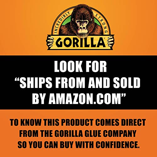 Gorilla Tough & Clear Double Sided Adhesive Mounting Tape, Extra Large, 1" x 150", Clear, (Pack of 1)