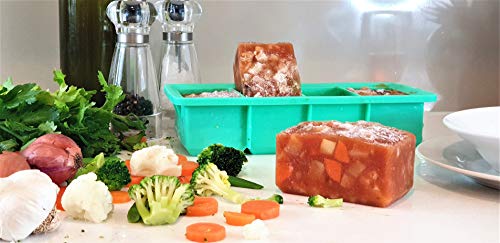 Stash Silicone Freezing Tray with Lid and Baking Tray β One Large Freezer Tray makes up to 4 cups serving β Freezer Soup Container - Oven Safe, Microwave Safe and BPA Free Silicone Container Tray Β