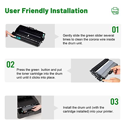 GREENSKY Compatible Drum-Unit Replacement for Brother DR420 DR 420 for Brother HL-2270DW HL-2280DW HL-2230 HL-2240 MFC-7360N MFC-7860DW DCP-7065DN Intellifax 2840 2940 (1 Drum-Unit)