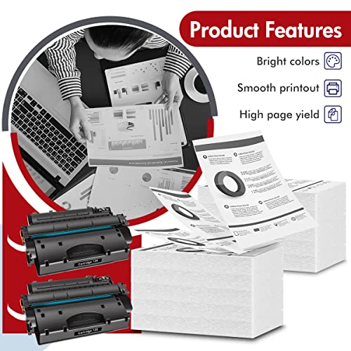 120 Toner Cartridge 2-Pack Compatible Replacement for Canon 120 Toner Cartridge CRG-120 CRG120 for Canon imageCLASS D1120 D1550 D1150 D1320 D1350 D1520 D1100 D1370 D1180 D1170 MF6680DN MF417dw Black
