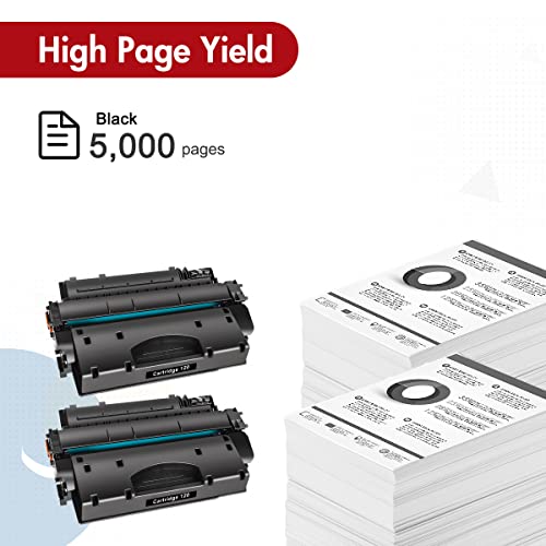 120 Toner Cartridge 2-Pack Compatible Replacement for Canon 120 Toner Cartridge CRG-120 CRG120 for Canon imageCLASS D1120 D1550 D1150 D1320 D1350 D1520 D1100 D1370 D1180 D1170 MF6680DN MF417dw Black