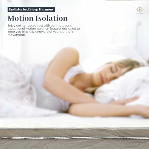 Twin Size Mattress - 6 Inch Cool Comfort Foam & Spring Hybrid Mattress with Breathable Organic Cotton Cover - Quilted Soft Tight Top - Rolled in a Box - Oliver & Smith