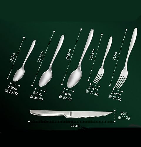 Silverware Set Flatware Matte Cutlery Utensil Solid Food-Grade Stainless Steel，Home Restaurant Hotel Small Business,Mirror Finish Tableware 60 Piece Service for 12