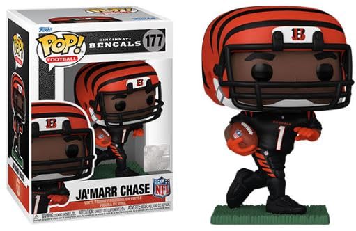 Ja'Marr Chase/Joe Burrow (Cincinnati Bengals) NFL Funko Pop! Combo (2)