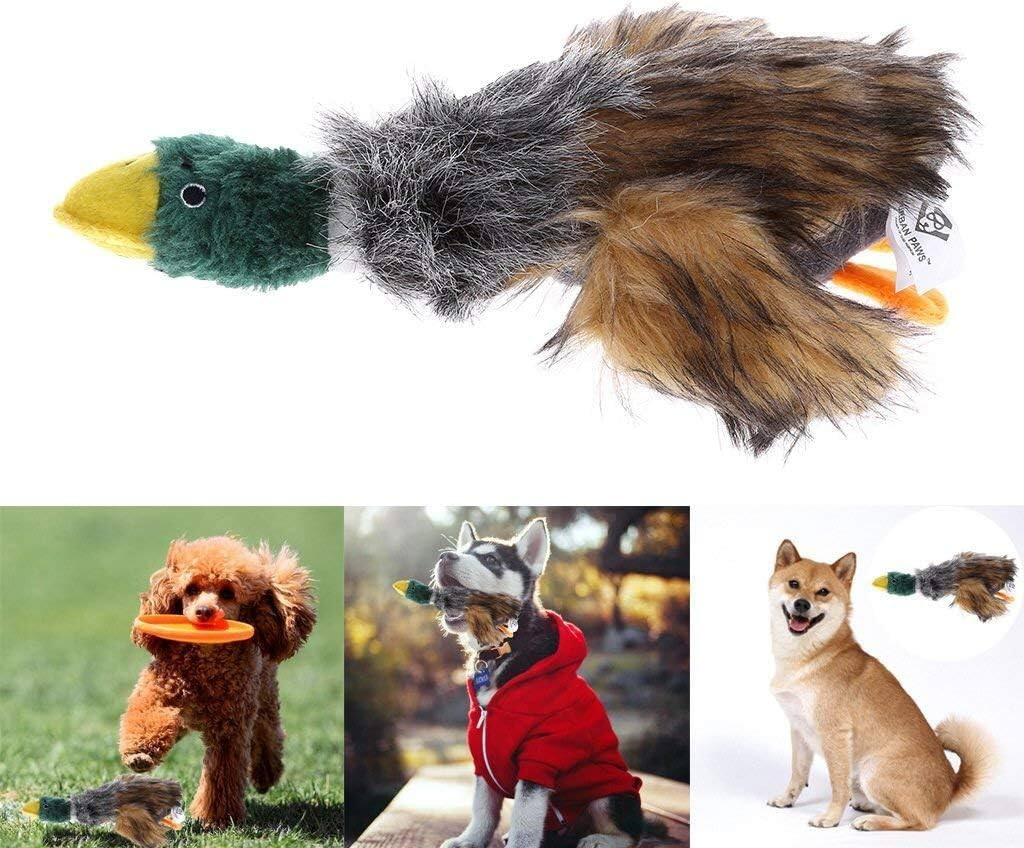 Puppy Dog Plush Chewing Toy Pet Sound er Honking Duck Chew Toy Comfortable and Environmentally Attractive Processed