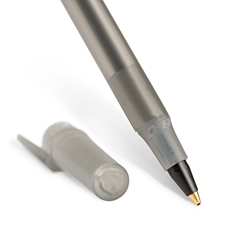 BIC Round Stic Xtra Life Ballpoint Pen, Medium Point (1.0mm), Black, 60-Count
