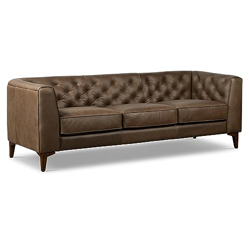 POLY & BARK Essex Furniture, 89 inches, Cocoa Brown