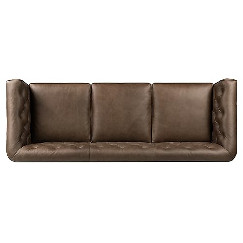 POLY & BARK Essex Furniture, 89 inches, Cocoa Brown