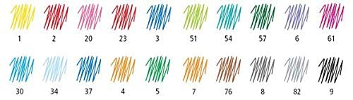 STAEDTLER triplus fineliner, 0.3mm metal-clad tip, ergonomic triangular barrel, for writing, drawing and coloring, set of 20 fineliners, 334 SB20