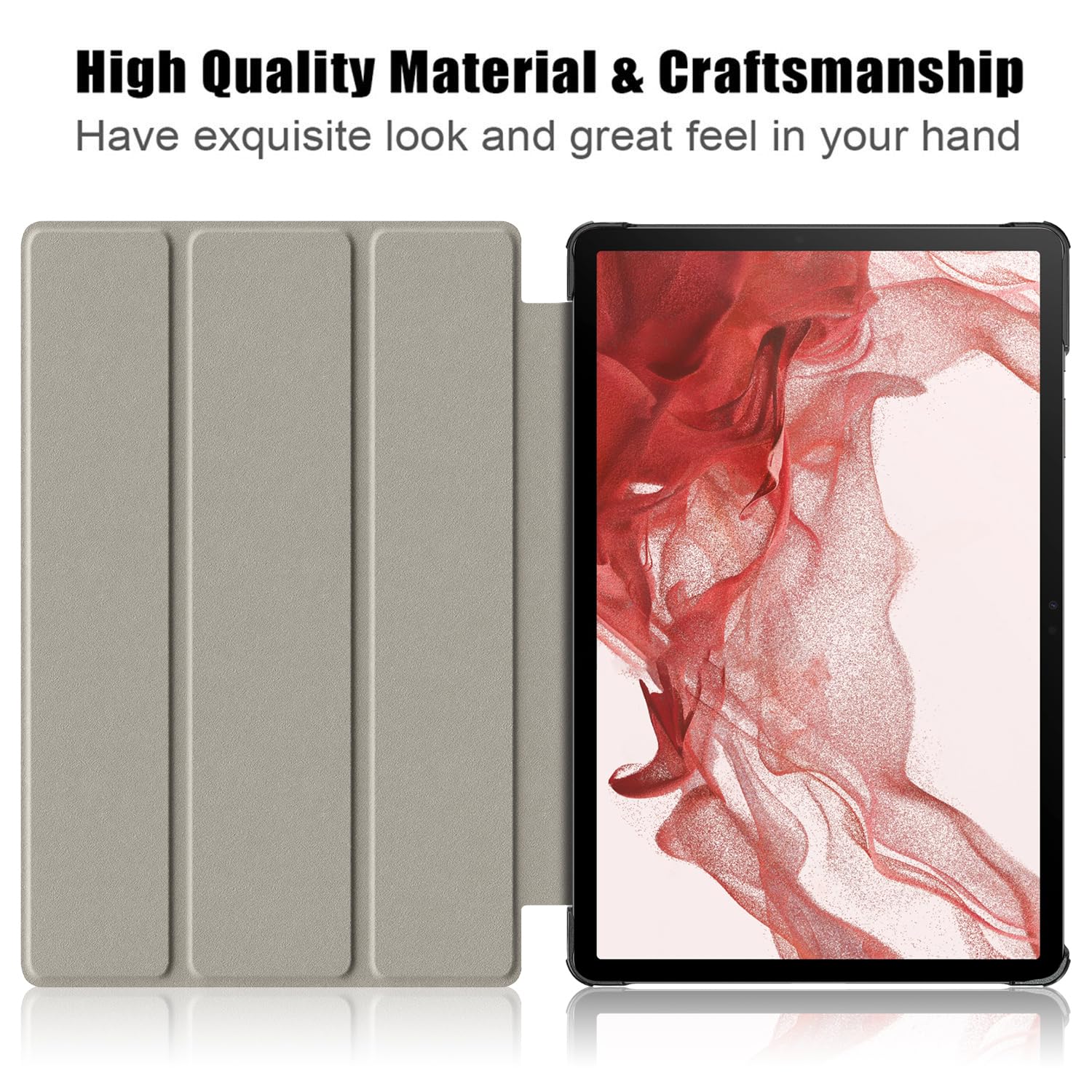 DINGGUAGUA Case for Samsung Galaxy Tab S10+ Plus 12.4” 2024 Release Lightweight Slim Shell Stand Cover for Tab S9+ Plus SM-X810/X816B/X818U with Auto Sleep/Wake,Graffiti