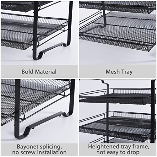 BTideas Can Organizer for Pantry, 3 Tier Stackable Can Rack Organizer, Canned Goods Organizer for Pantry, Holds Upto 36 Cans for Kitchen Cabinet or Pantry