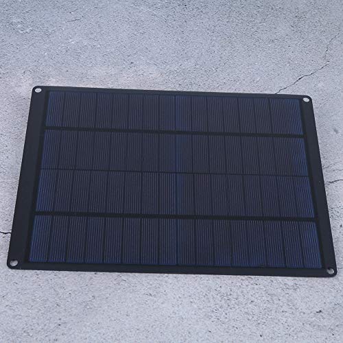 Delaman Solar Panel, 10W Solar Panel Kit Waterproof Portable Power Charger Photovoltaic Panel for Car Phone Charge