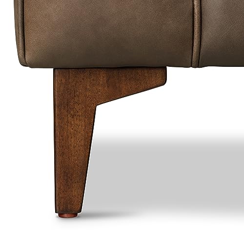POLY & BARK Essex Furniture, 89 inches, Cocoa Brown