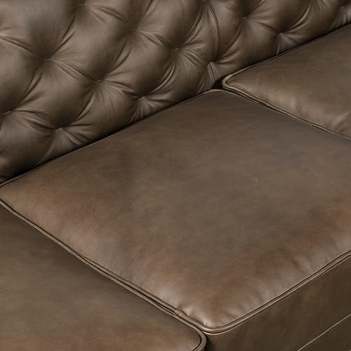 POLY & BARK Essex Furniture, 89 inches, Cocoa Brown