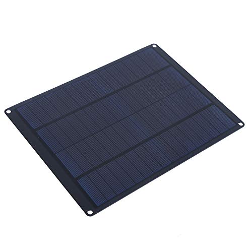 Delaman Solar Panel, 10W Solar Panel Kit Waterproof Portable Power Charger Photovoltaic Panel for Car Phone Charge