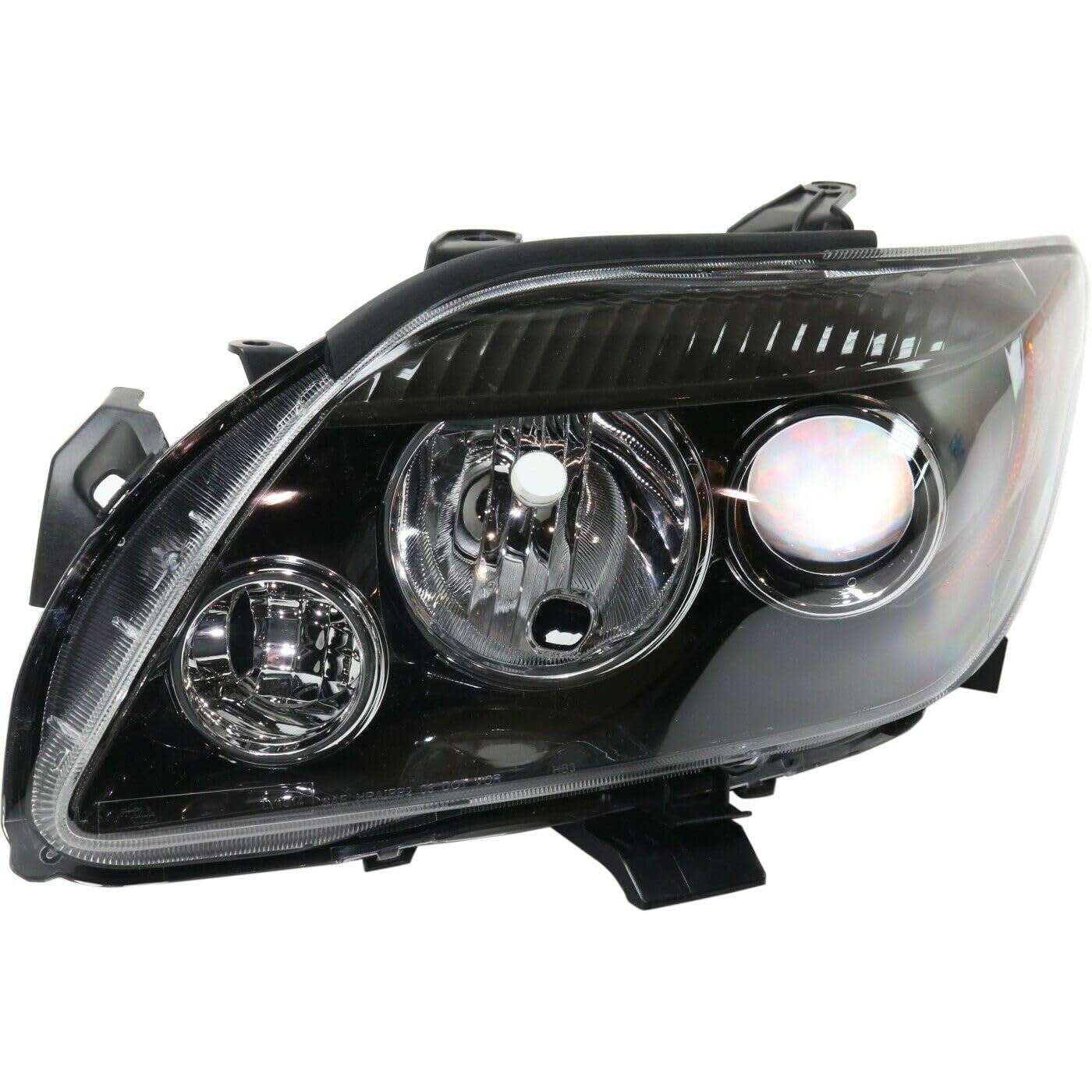 LABARAIN 2pcs Headlight Halogen Bulb Left Right Side Clear Lens with Seal and Socket Covers 8117021190 SC2519104 14894232