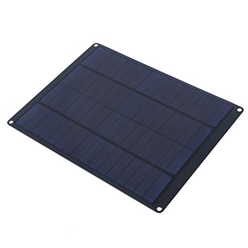 Delaman Solar Panel, 10W Solar Panel Kit Waterproof Portable Power Charger Photovoltaic Panel for Car Phone Charge