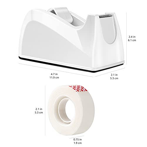 Amazon Basics Matte-finish Tap with Dispenser, Engineered for Repairing, Tape Refills, 3/4" x 36 yds, 16 Pack