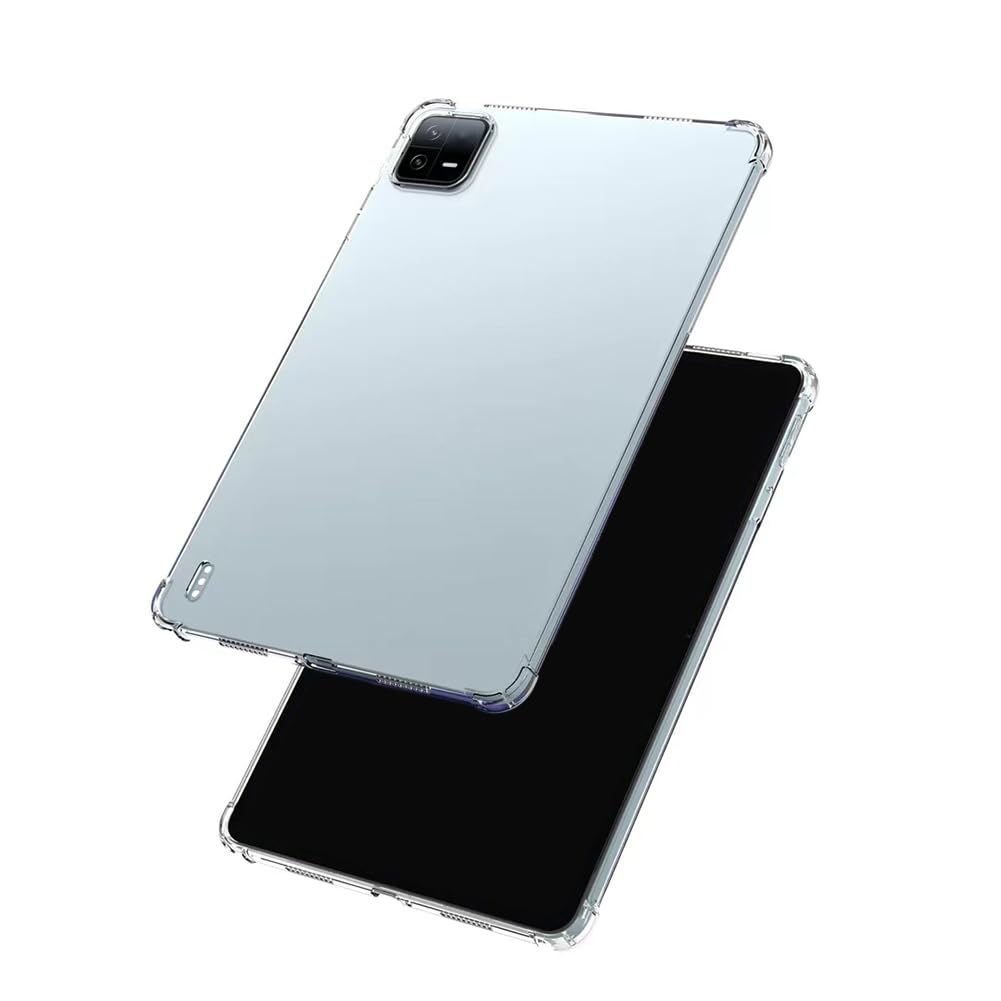 Xiedeai Case for Xiaomi Pad 6 - Shockproof Drop Soft Clear TPU Protective Shell Cover Case for Xiaomi Pad 6/Xiaomi Pad 6 Pro 11 inch Tablet 2023
